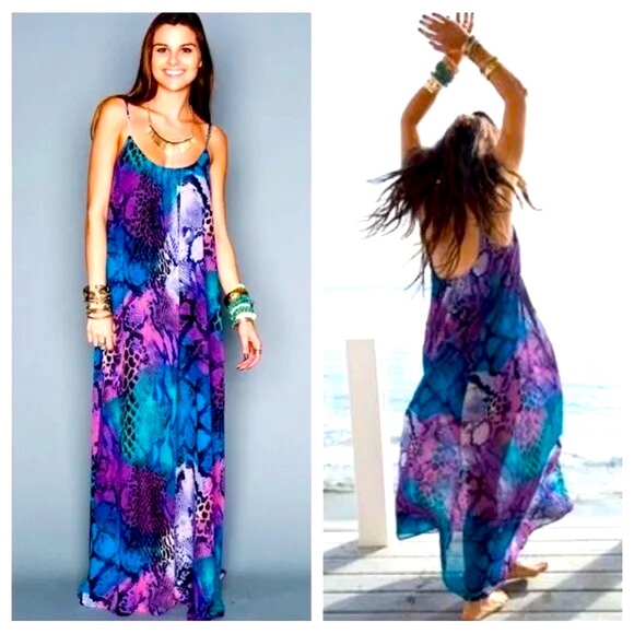 Show Me Your MuMu | Dresses | Show Me Your Mumu Medium Blue Purple ...
